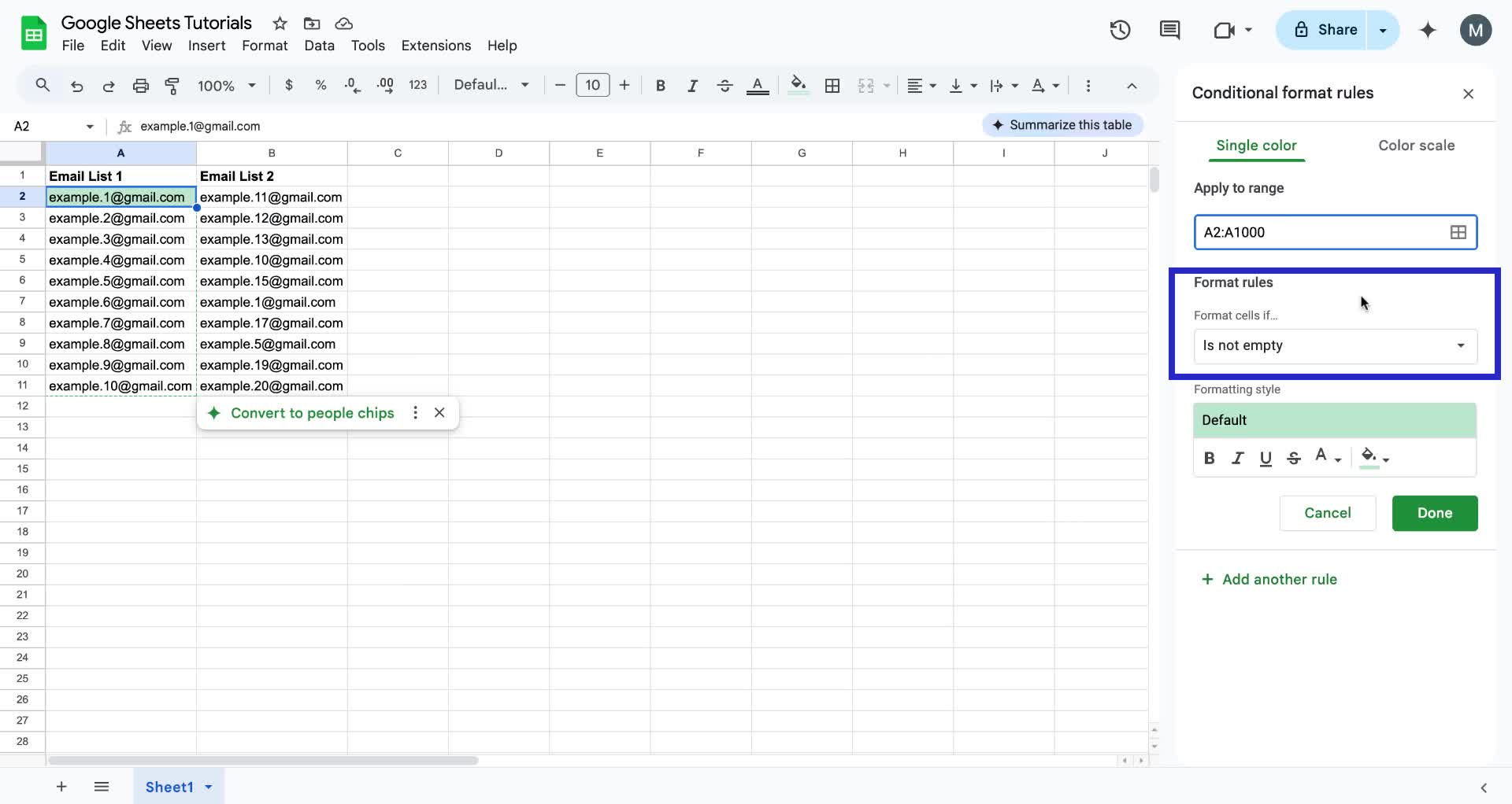 How to Highlight Duplicates in Google Sheets? - Google Sheets Tutorials