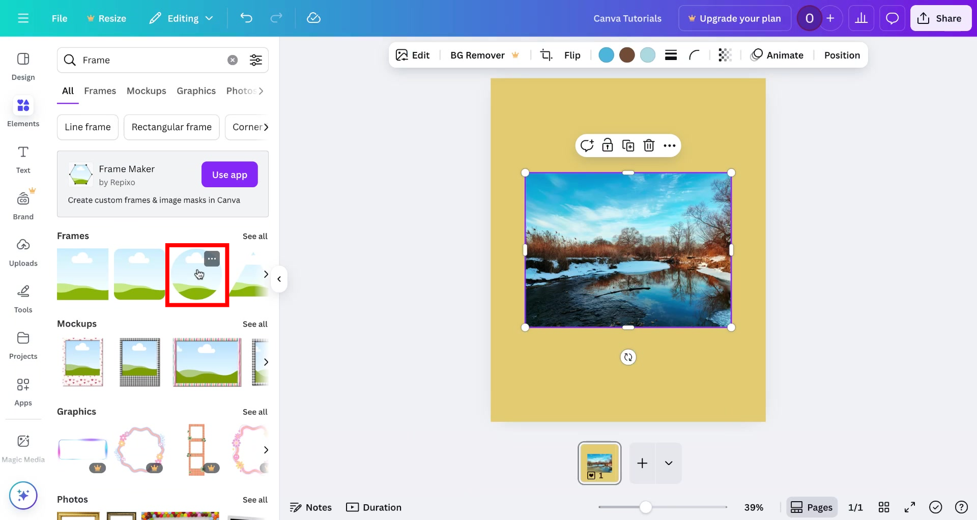 How to Use Frames in Canva? - Canva Tutorials