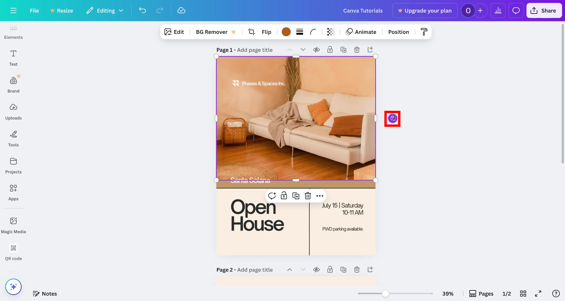 How to Rotate an Image in Canva? - Canva Tutorials