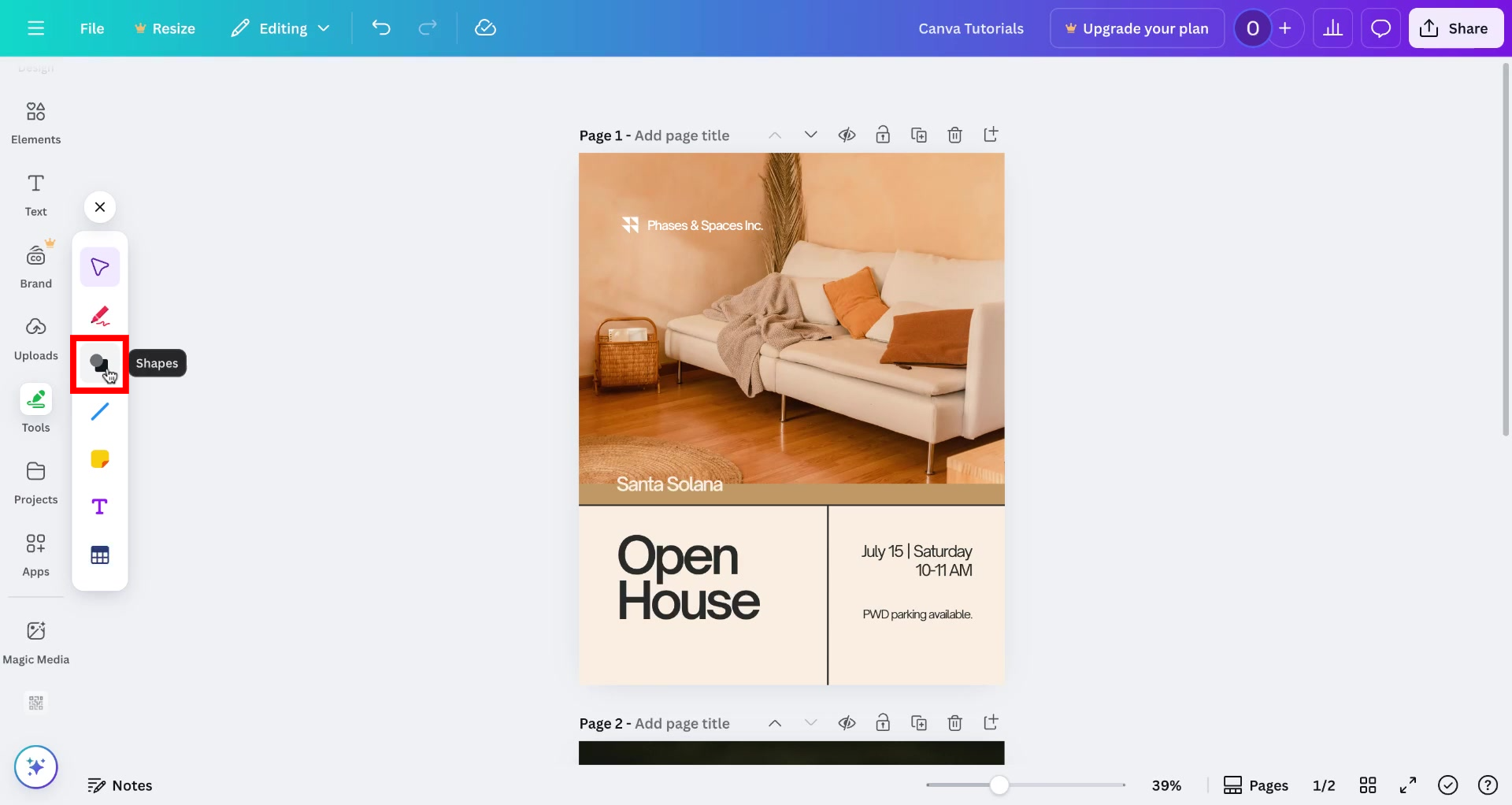 How to Add a Border on Canva? - Canva Tutorials