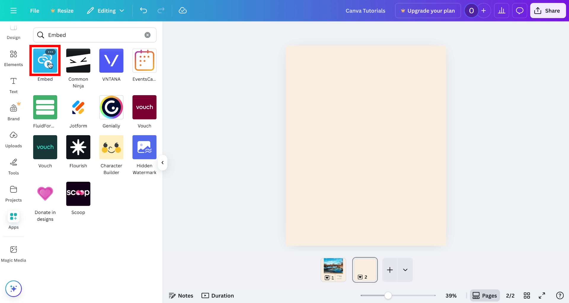 How to Embed a Video in Canva? - Canva Tutorials