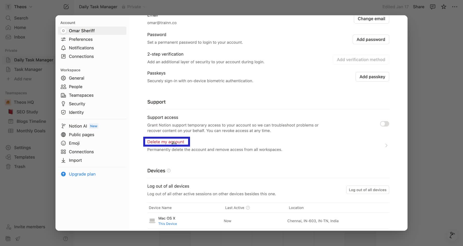 How to Delete Notion Account? - Notion Tutorials