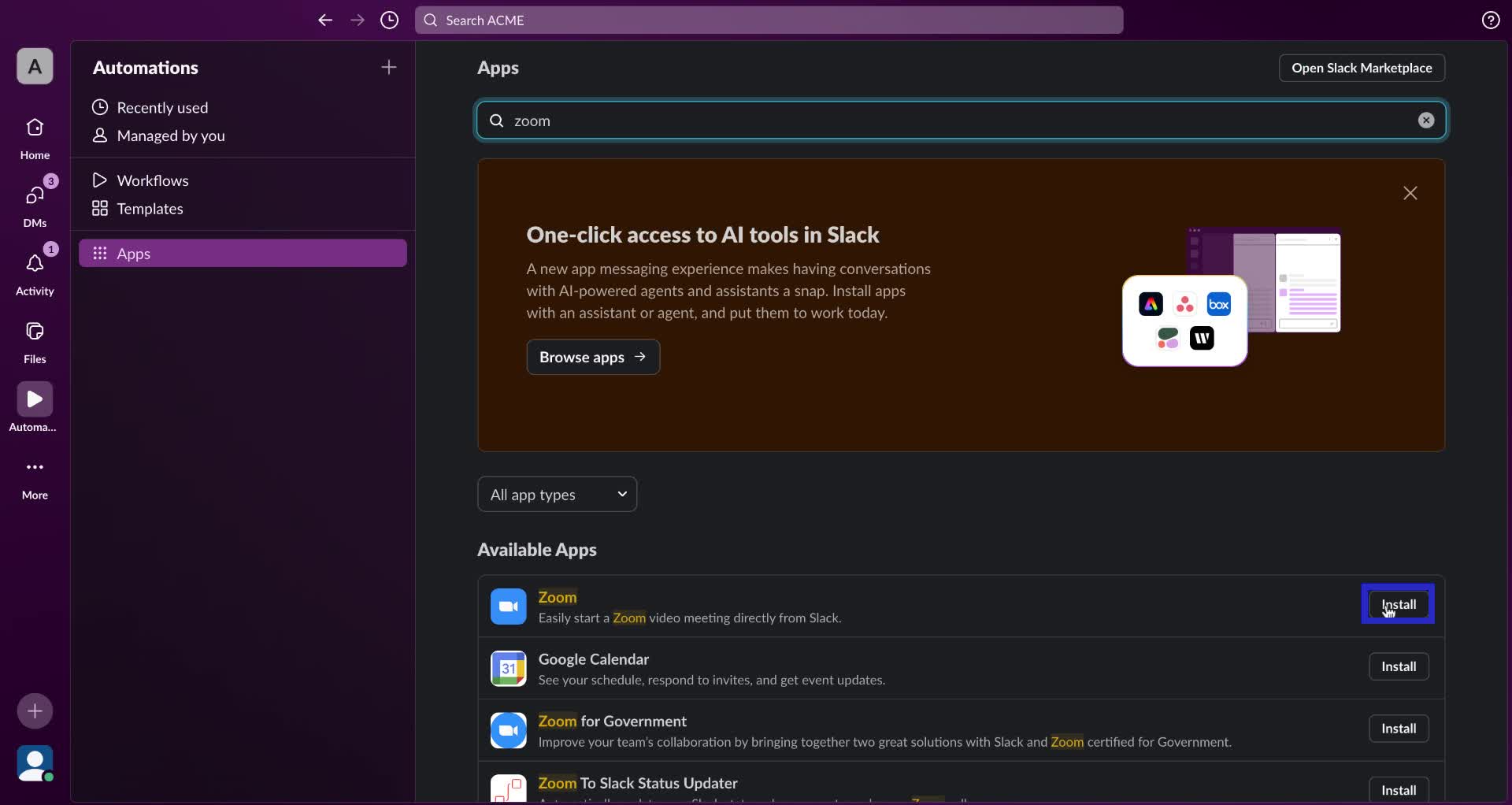 How to Integrate Slack with Zoom? - Slack Tutorials