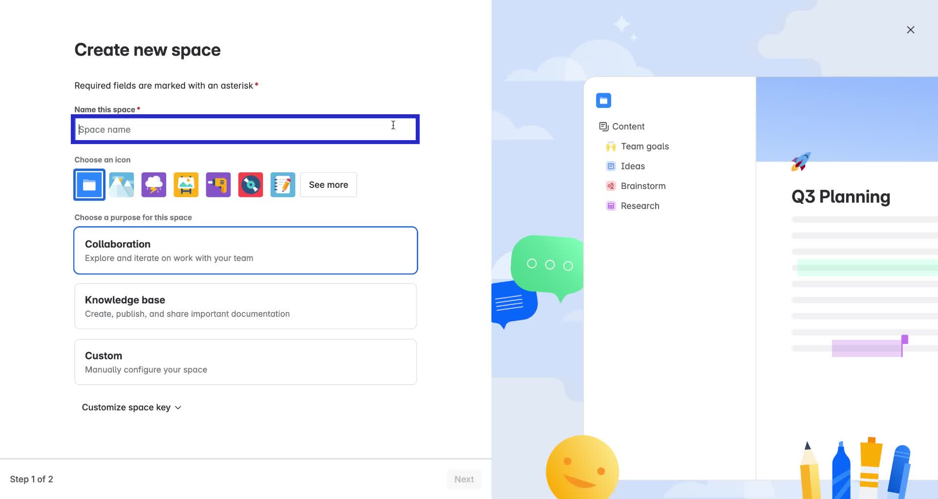 How to Create a Space in Confluence? - Confluence Tutorials