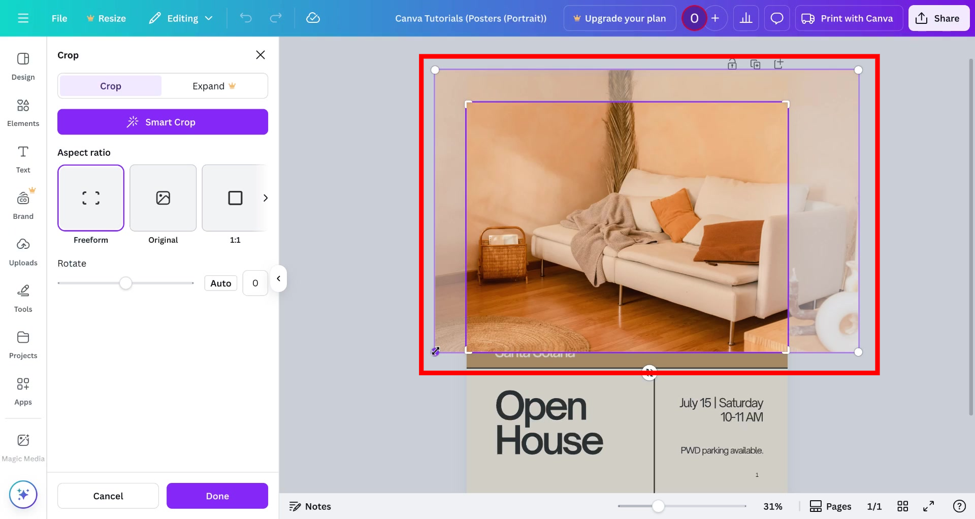 How to Crop in Canva? - Canva Tutorials