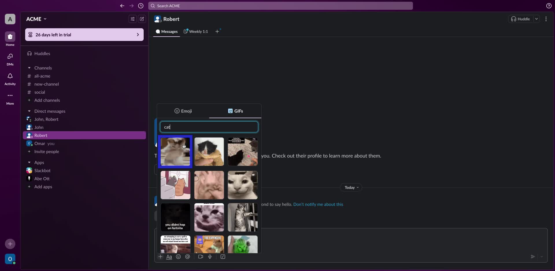 How to Send GIF in Slack? - Slack Tutorials