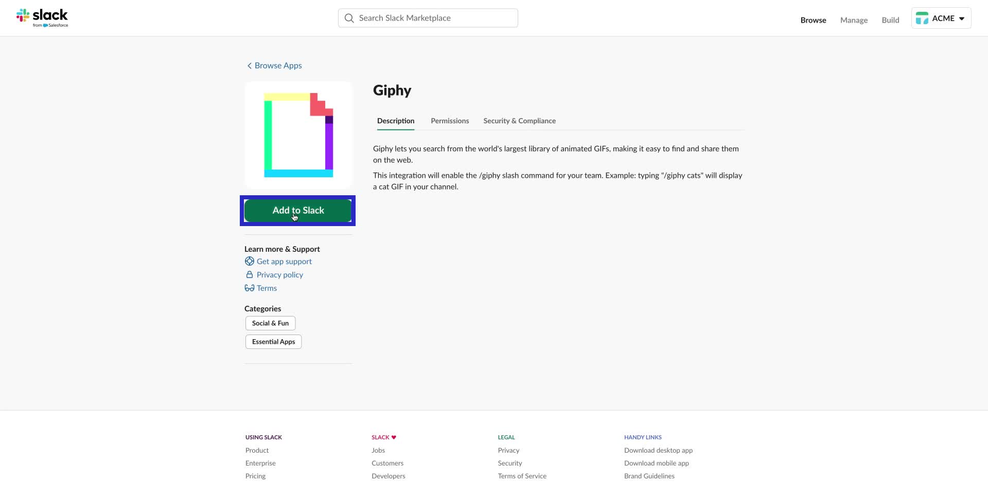How to Add Giphy to Slack? - Slack Tutorials