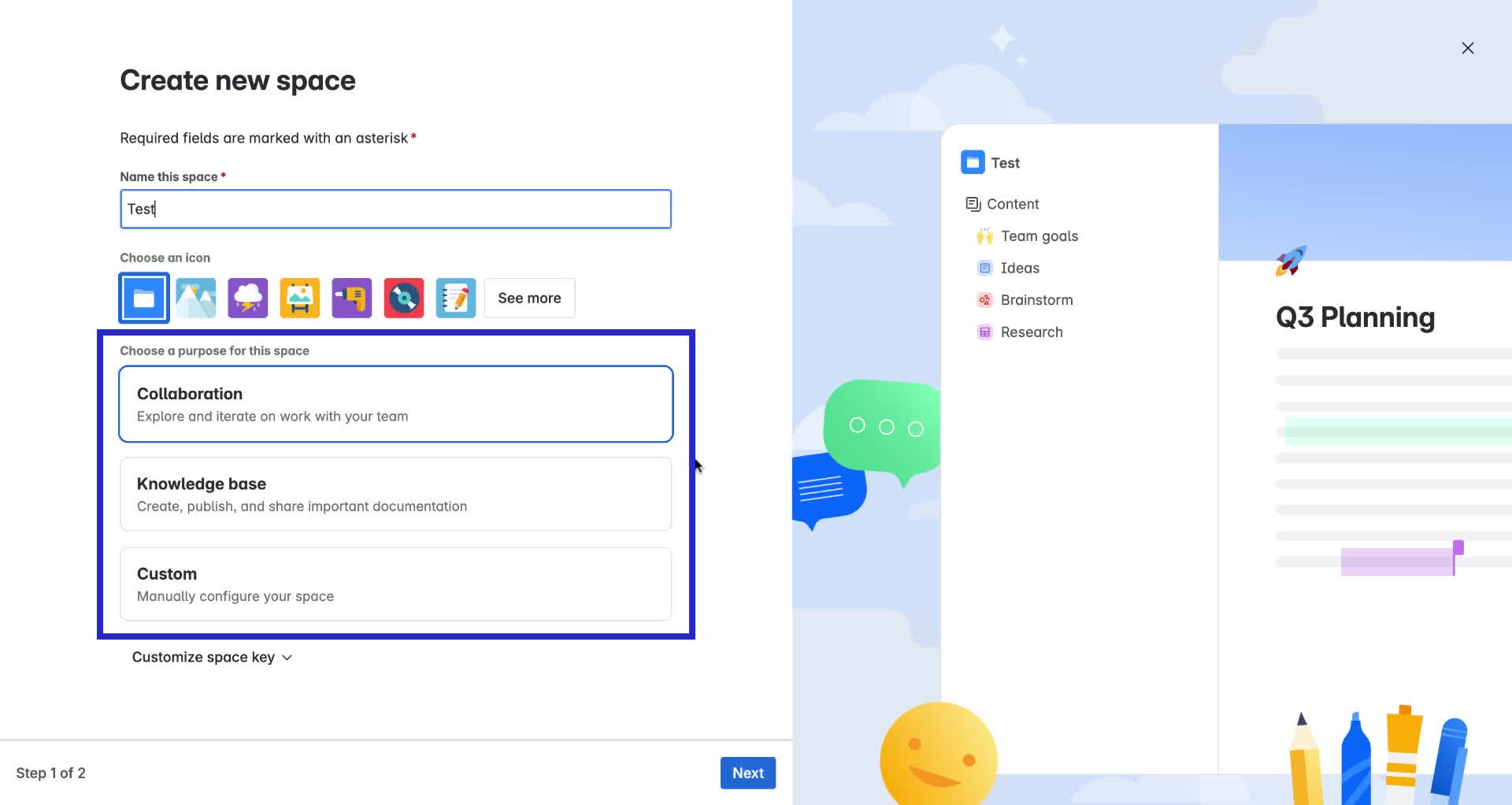 How To Create A Space In Confluence Confluence Tutorials