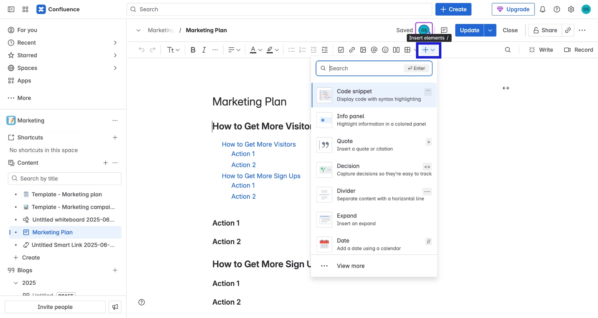 How to Edit a Confluence Page? - Confluence Tutorials