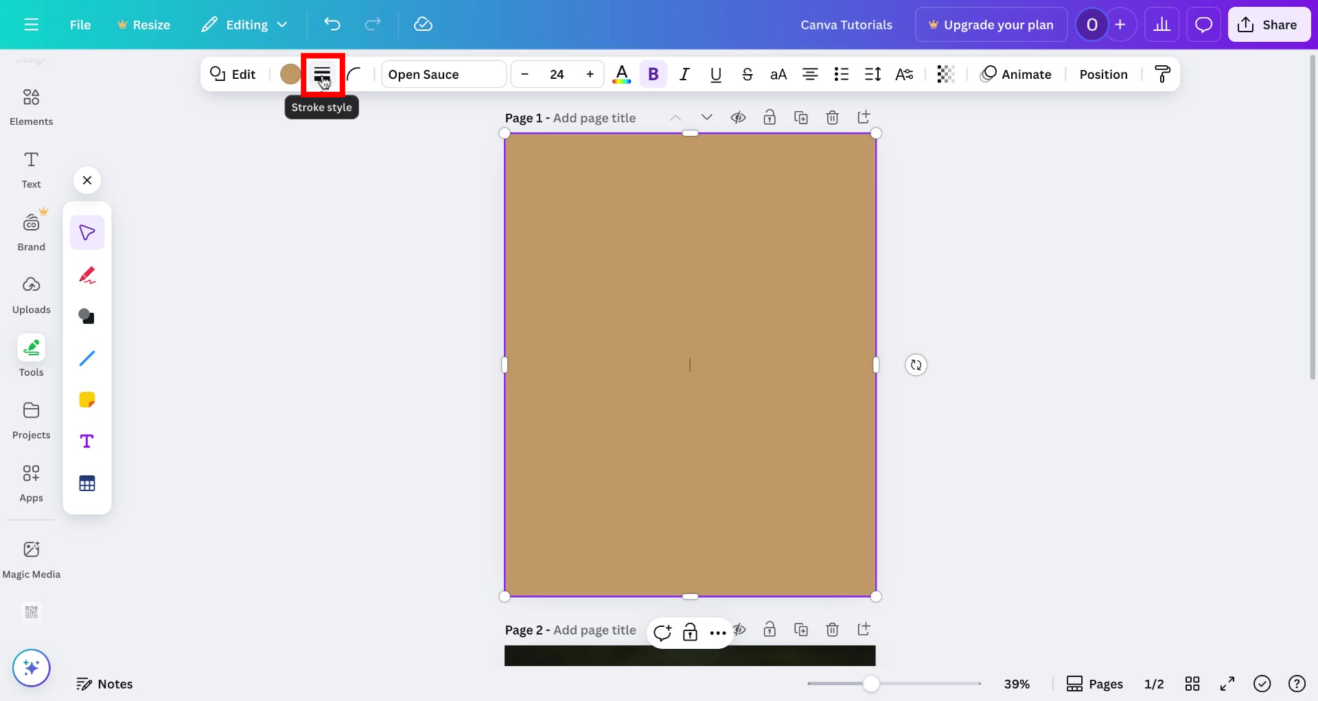 How to Add a Border on Canva? - Canva Tutorials