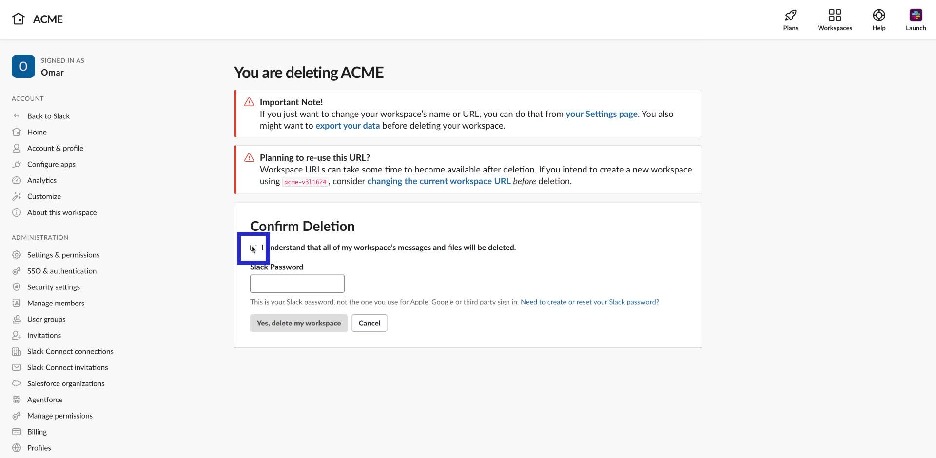 How to Delete a Slack Workspace? - Slack Tutorials