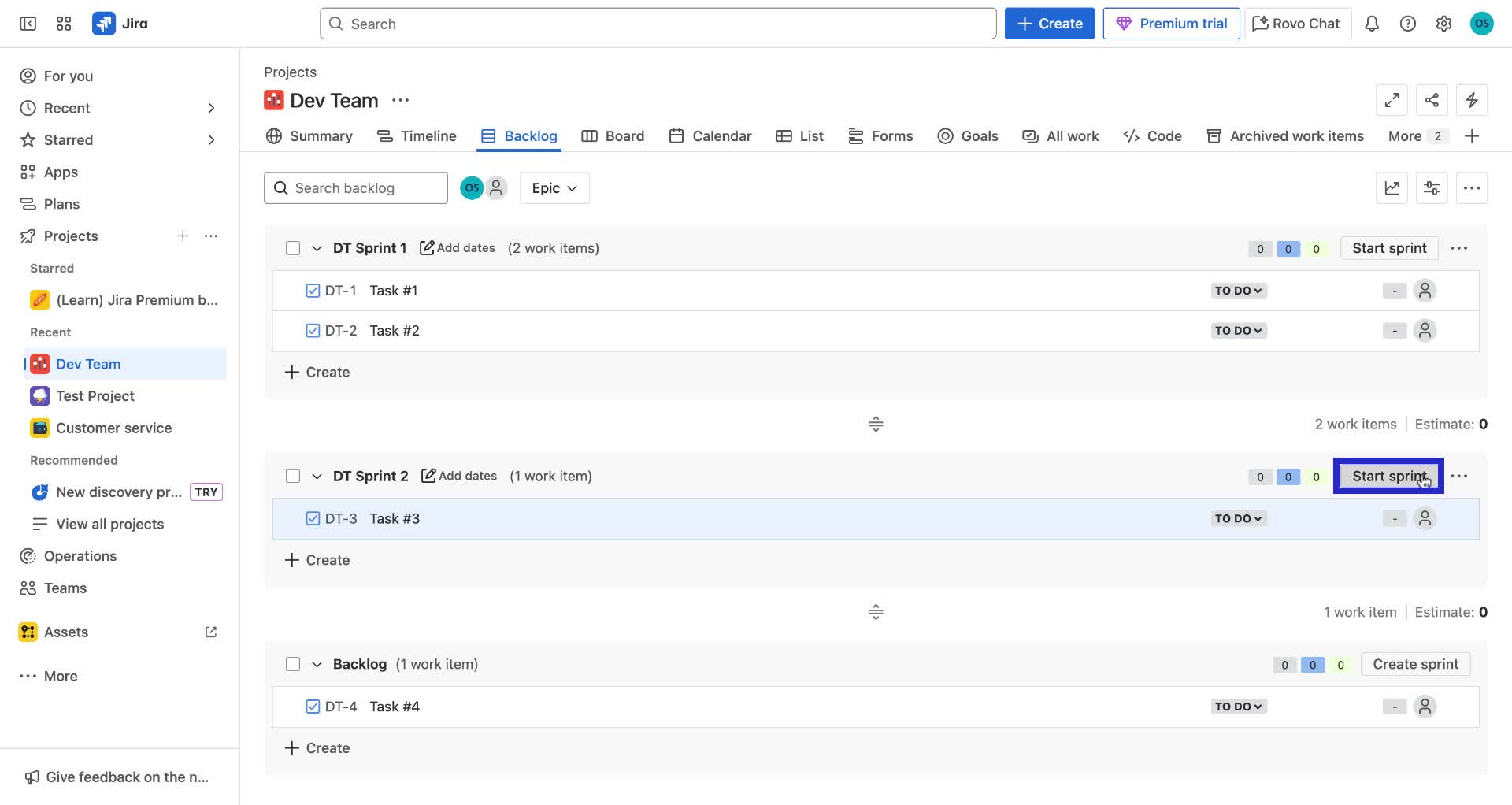 How to Create a New Sprint in Jira? - Jira Tutorials