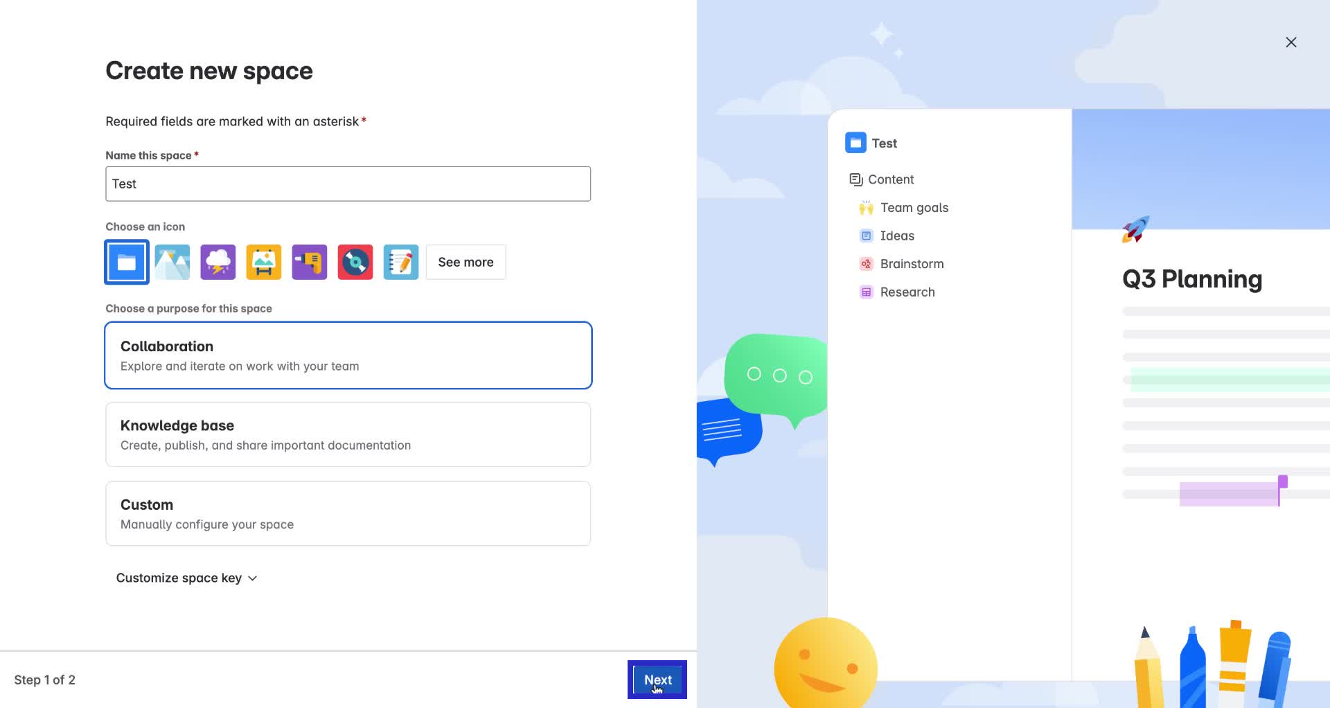 How To Create A Space In Confluence Confluence Tutorials