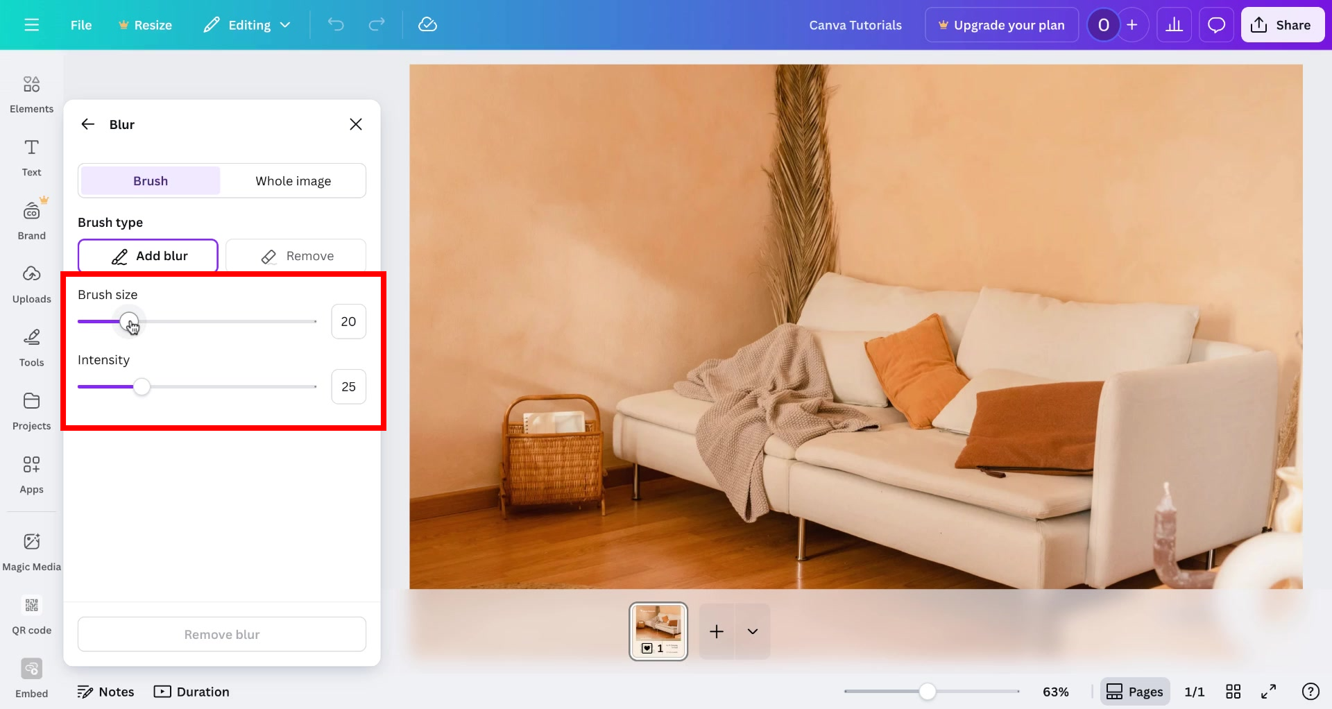 How to Blur on Canva? - Canva Tutorials