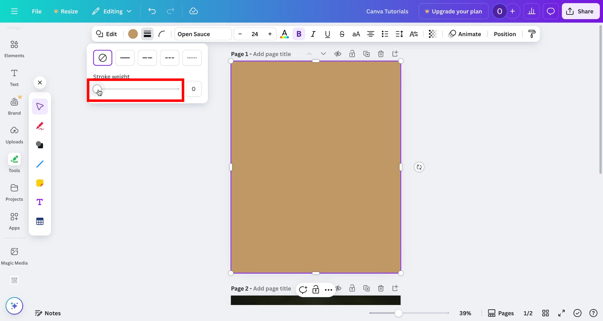 How to Add a Border on Canva? - Canva Tutorials