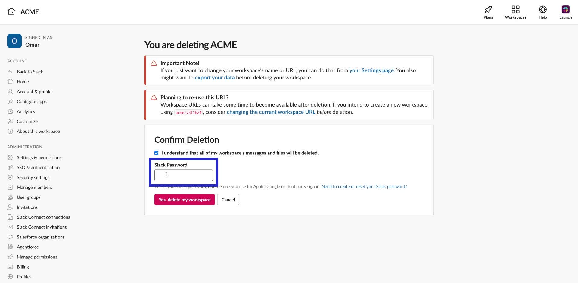 How to Delete a Slack Workspace? - Slack Tutorials