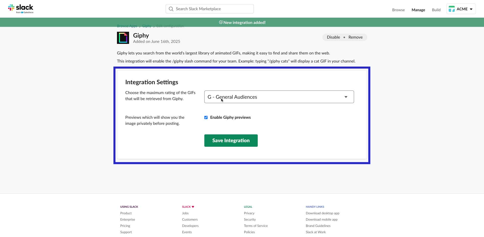 How to Add Giphy to Slack? - Slack Tutorials
