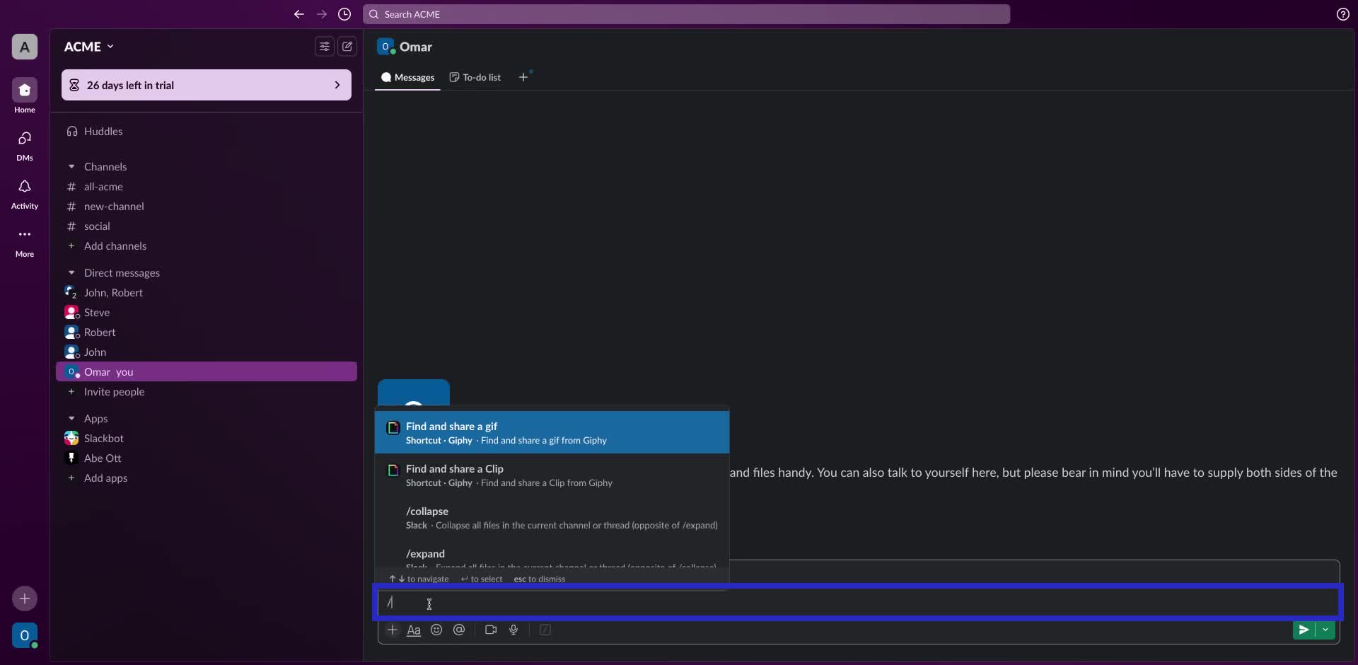 How to Add Giphy to Slack? - Slack Tutorials