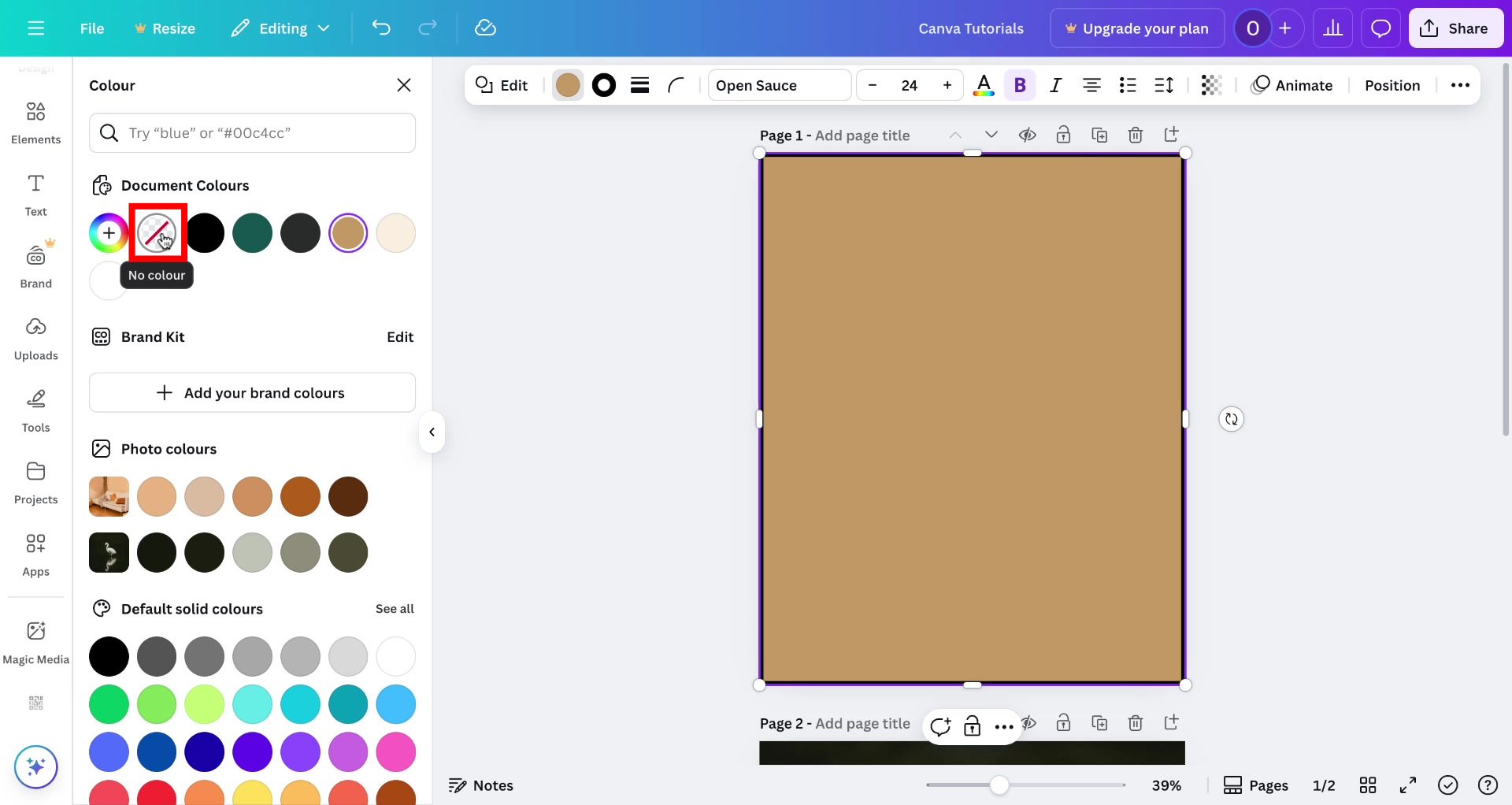 How to Add a Border on Canva? - Canva Tutorials