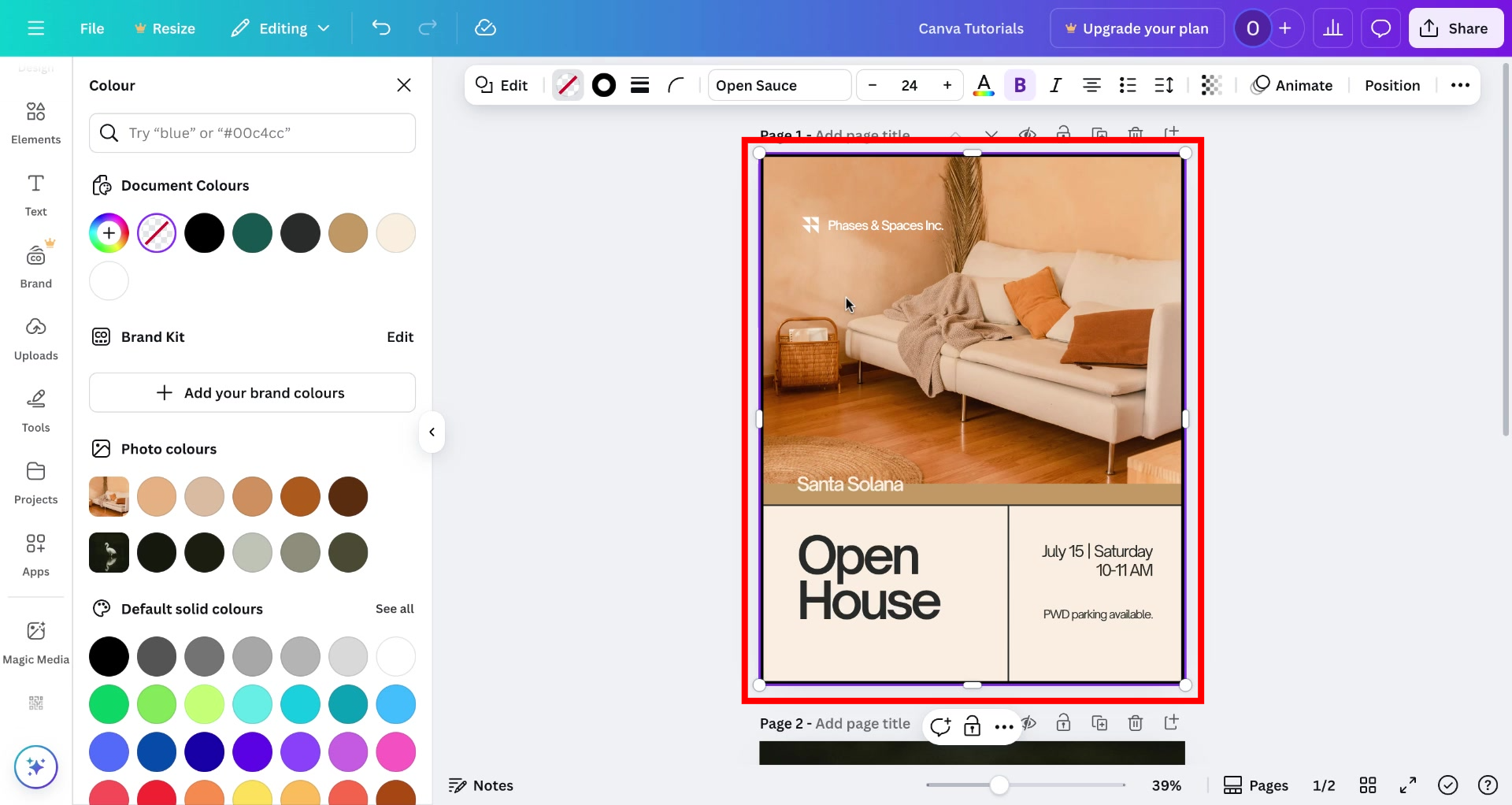 How to Add a Border on Canva? - Canva Tutorials
