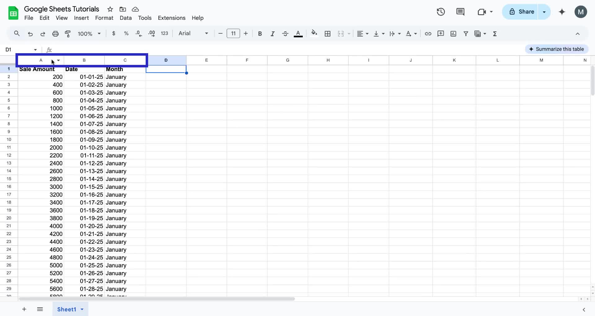 How to Filter in Google Sheets? - Google Sheets Tutorials