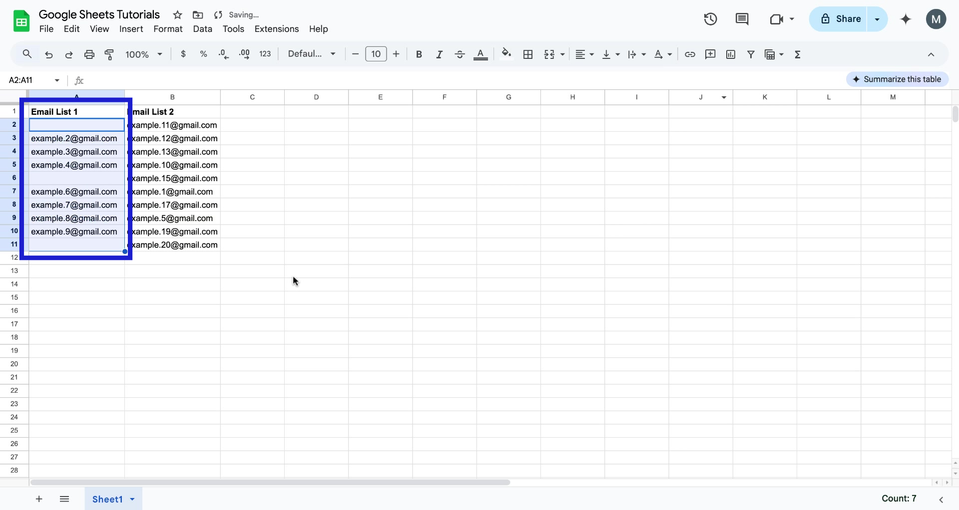 How to Remove Duplicates in Google Sheets? - Google Sheets Tutorials
