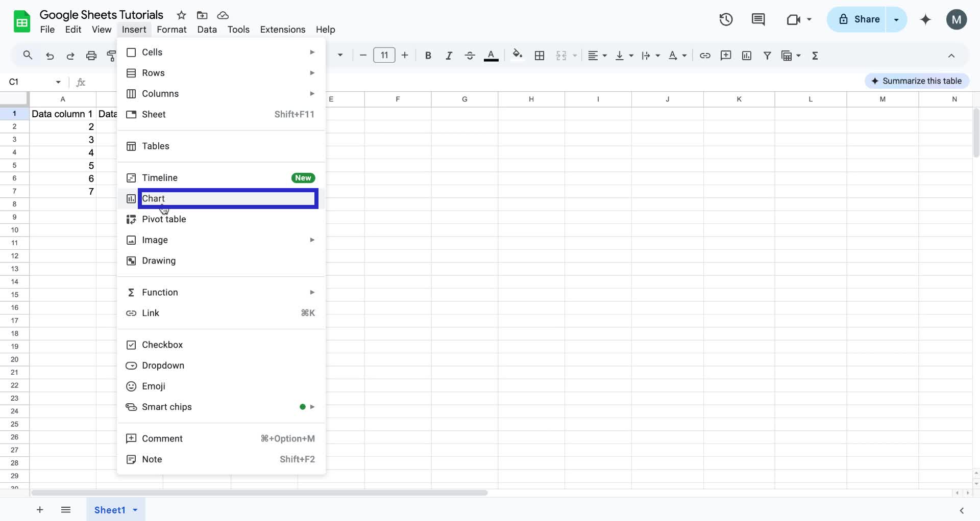 How to Make a Bar Graph in Google Sheets? - Google Sheets Tutorials