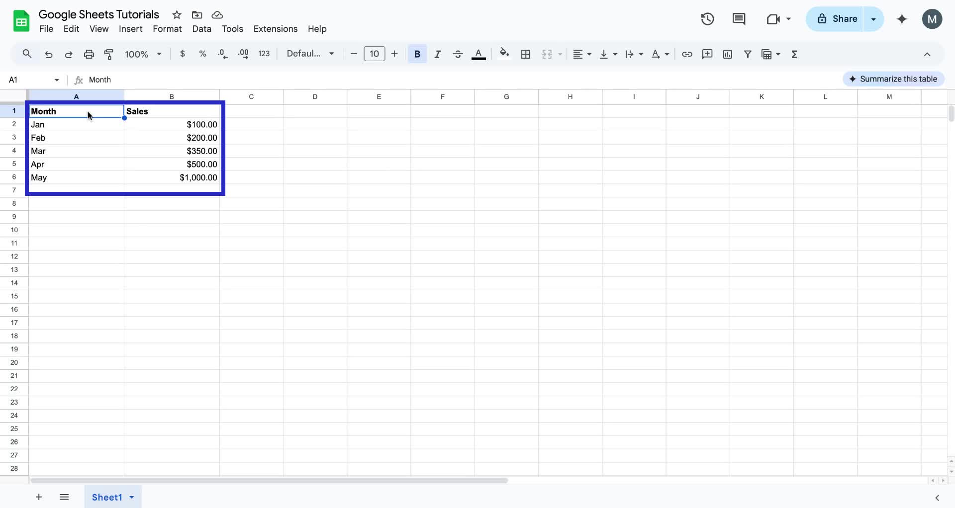How to Make a Pie Chart in Google Sheets? - Google Sheets Tutorials