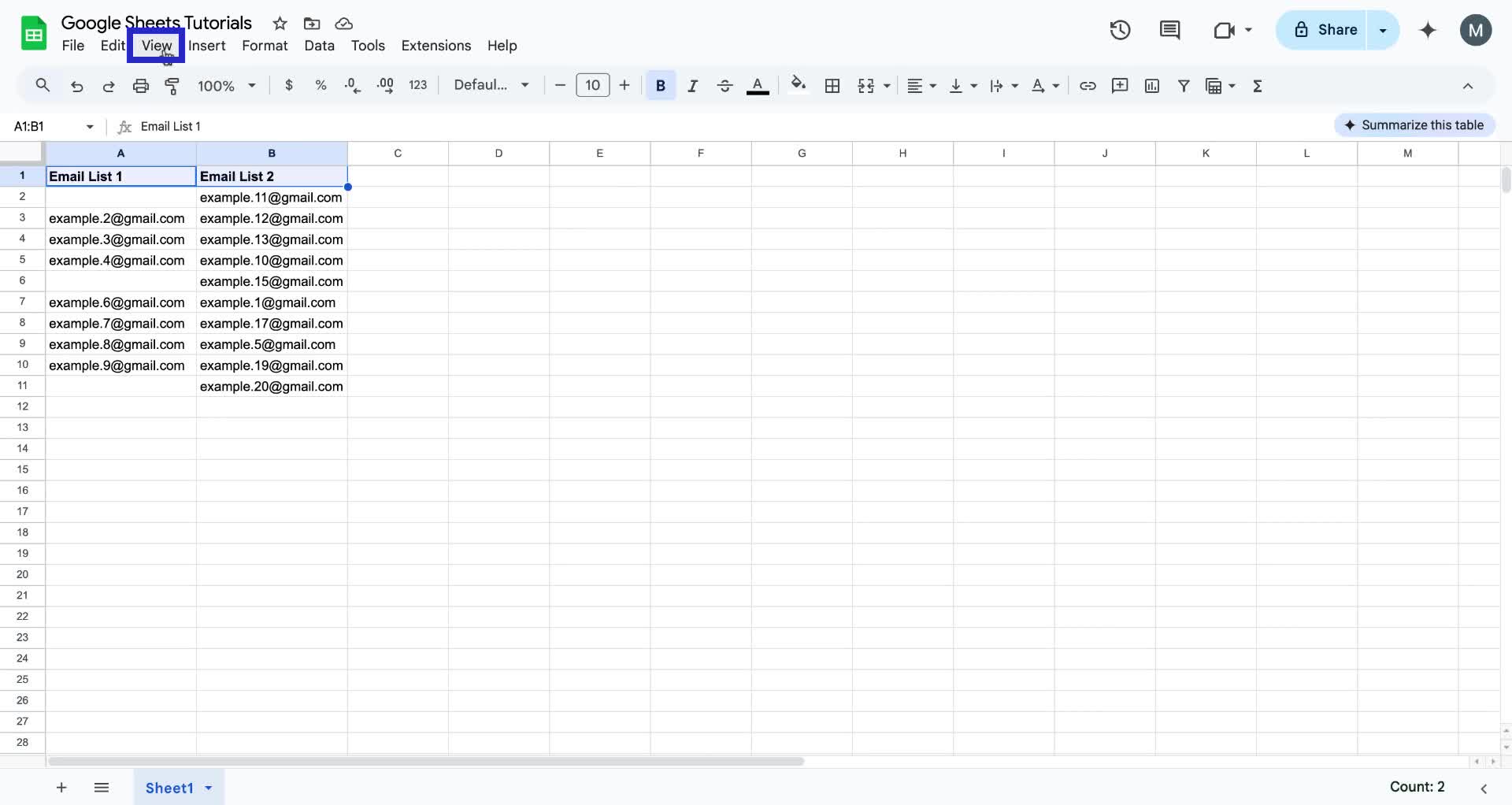 How to Freeze a Row in Google Sheets? - Google Sheets