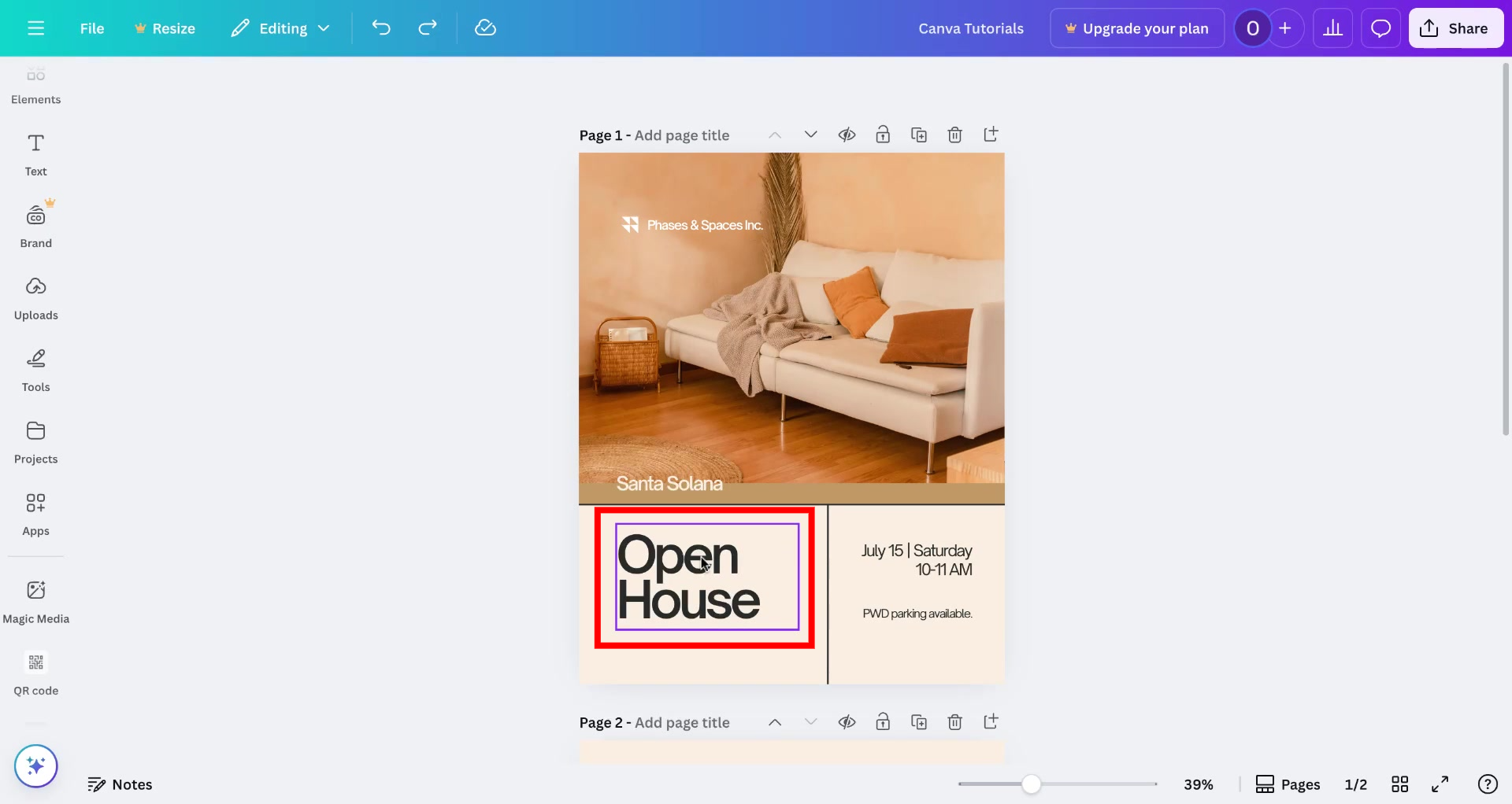 How to Move a Text Box in Canva? - Canva Tutorials