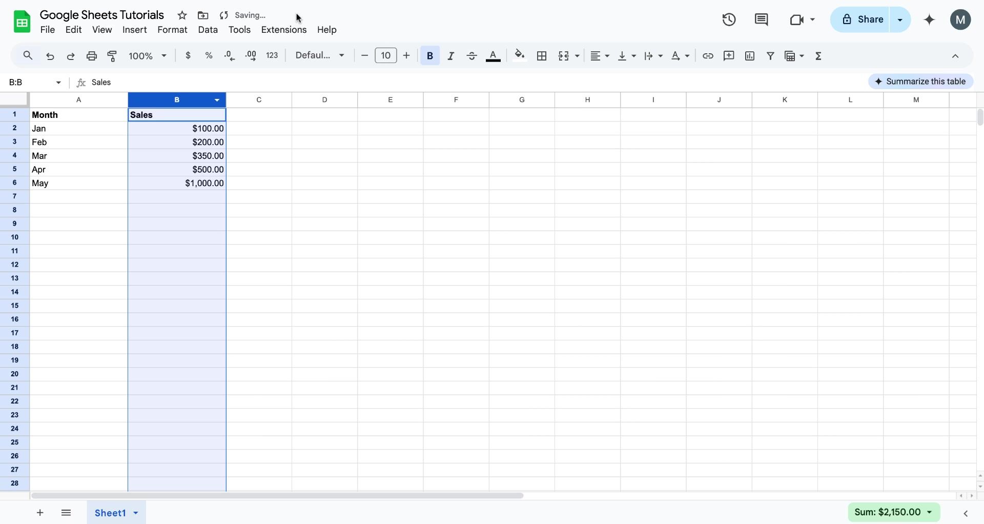 How to Unhide Columns in Google Sheets? - Google Sheets Tutorials