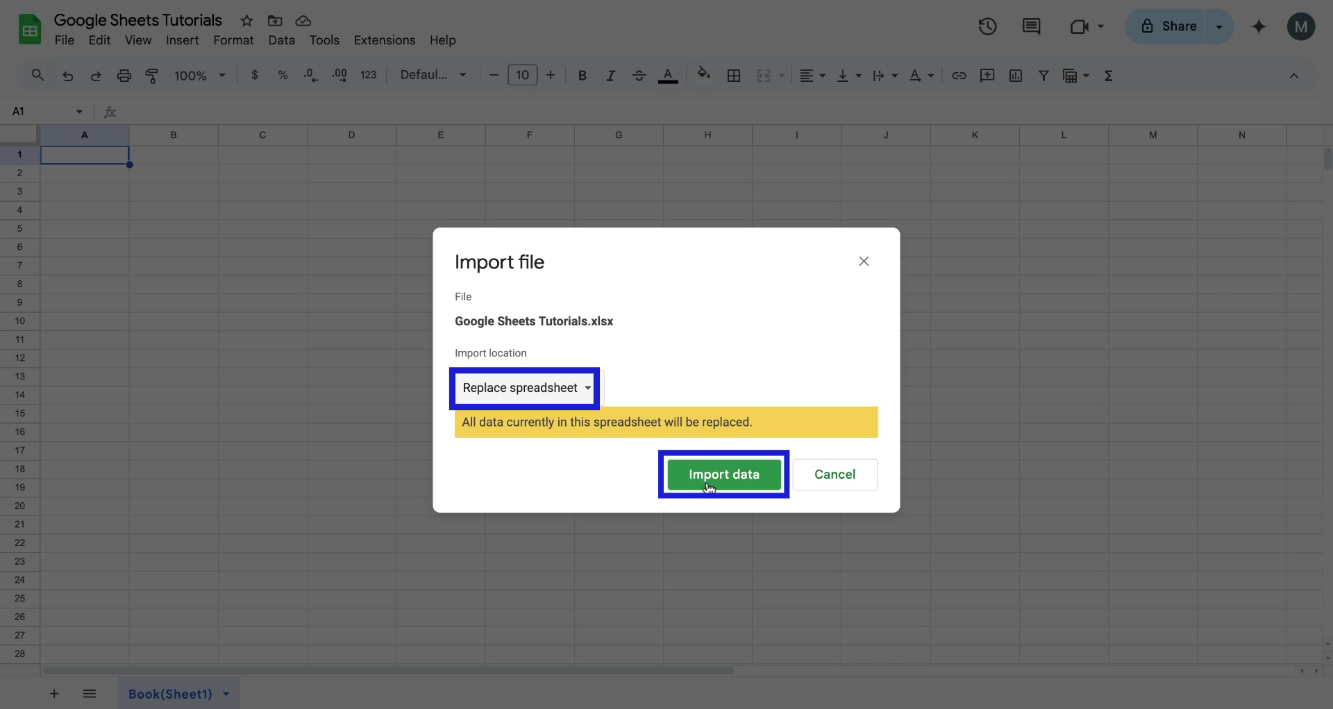 How to Convert Excel into Google Sheets? - Google Sheets Tutorials