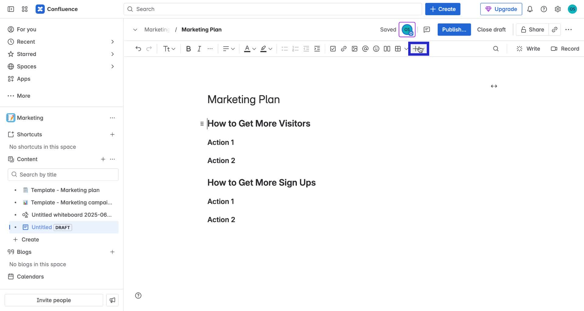 How To Add Table Of Contents In Confluence Confluence Tutorials 4852