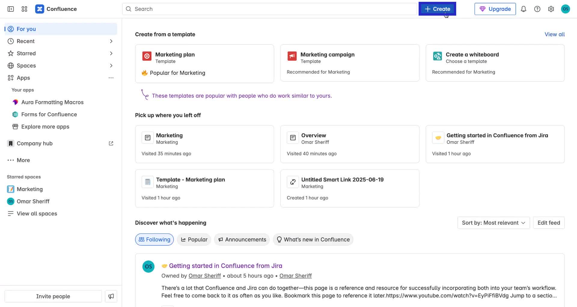 How To Create A Space In Confluence Confluence Tutorials