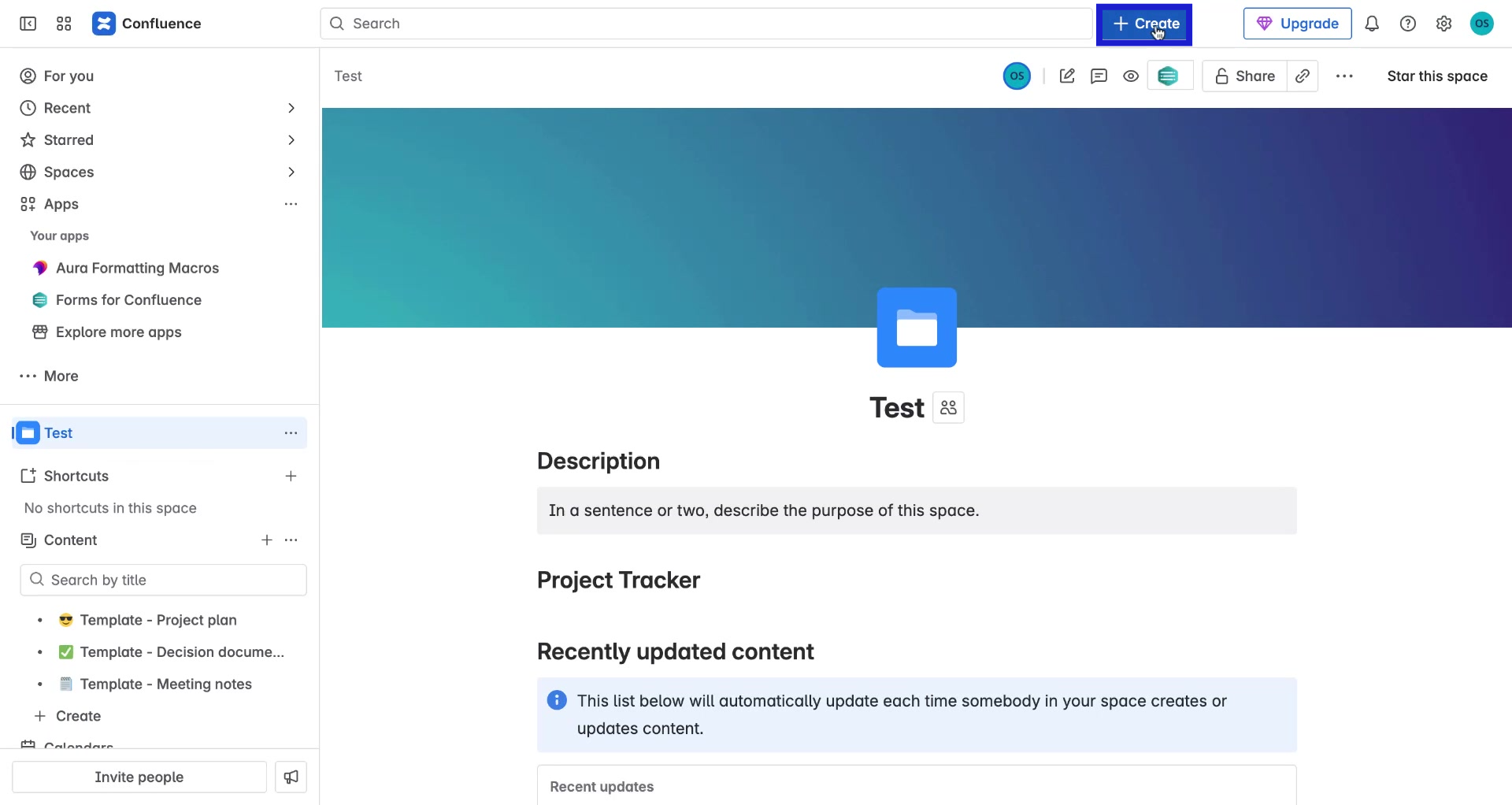 How to Create a Confluence Page? - Confluence Tutorials