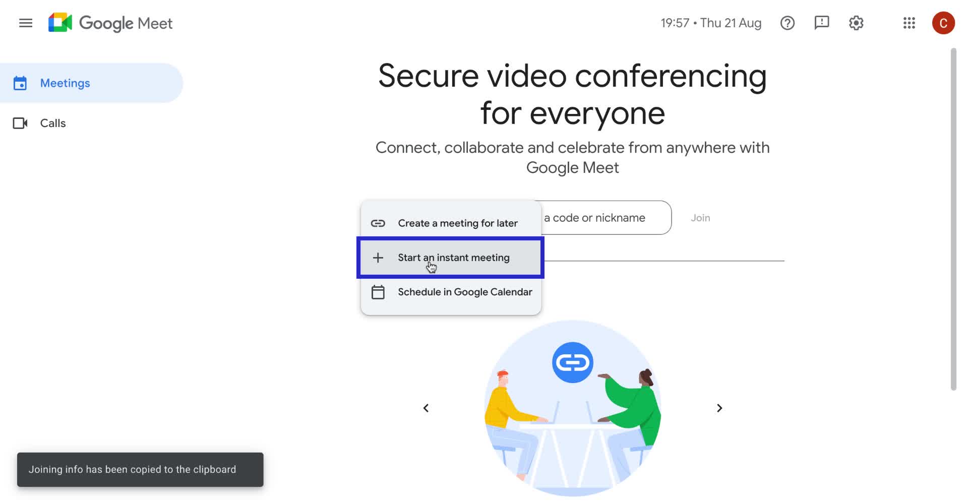 How to Set Up a Google Meet Meeting? - Google Meet Tutorials
