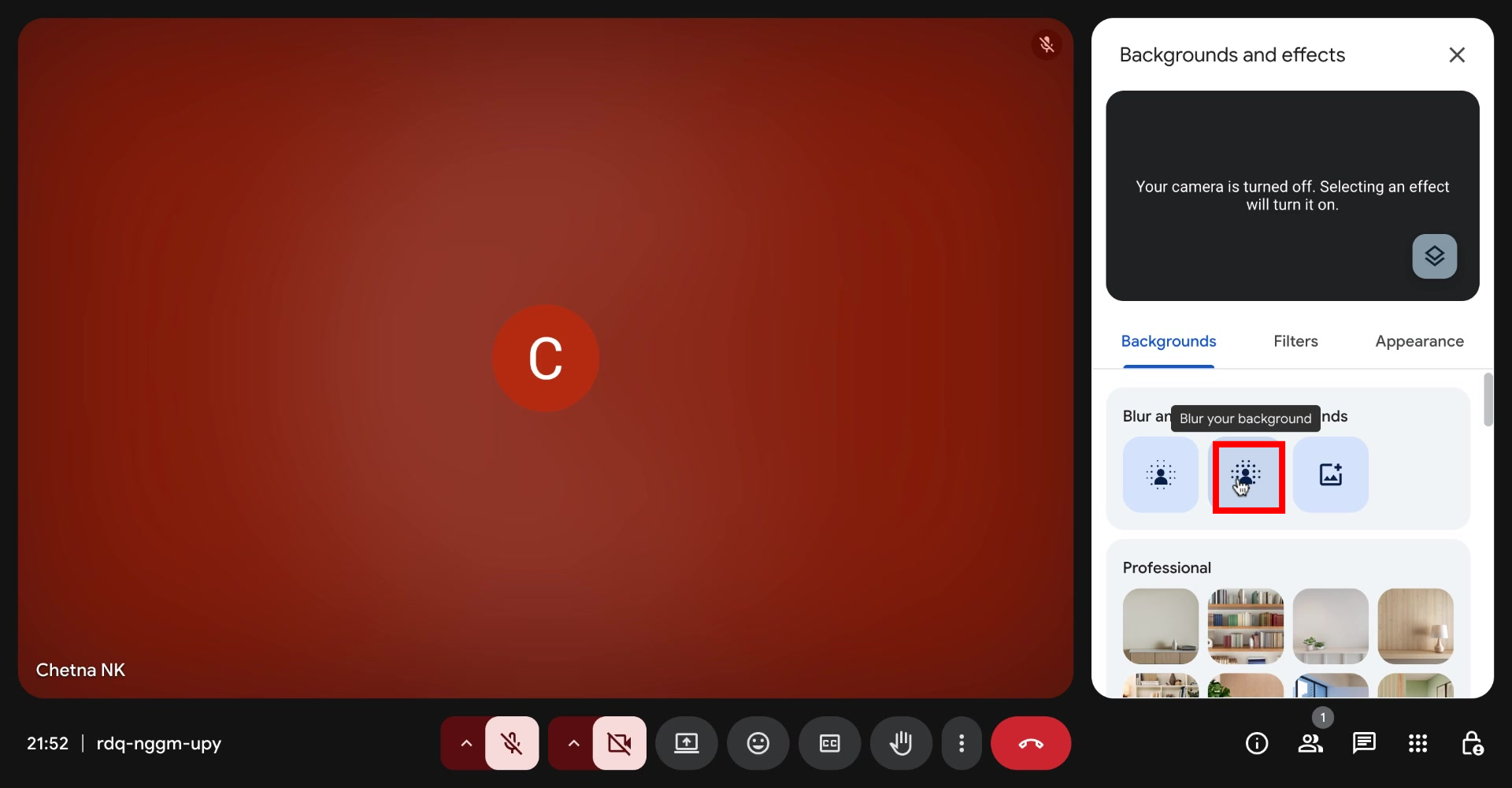 How to Blur the Background in Google Meet? - Google Meet Tutorials