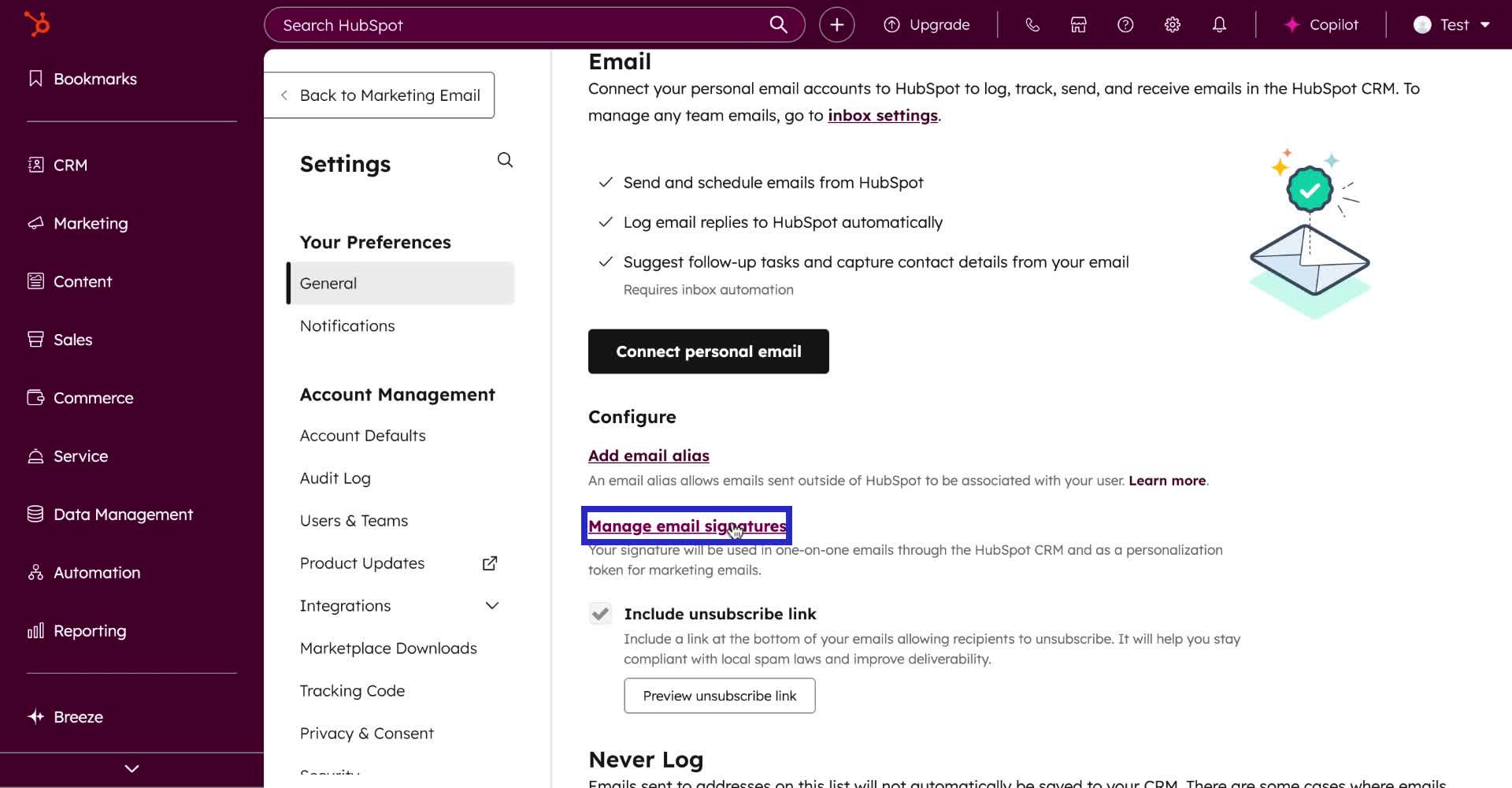 How to Add an Email Signature in HubSpot? - HubSpot Tutorials
