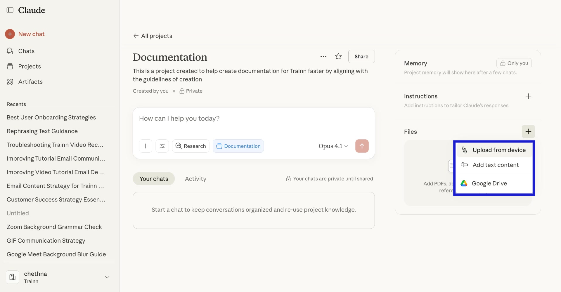How to Create a Project in Claude? Claude Tutorials