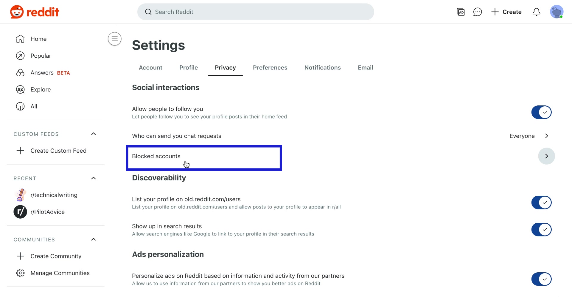How to Unblock Users on Reddit? - Reddit Tutorials