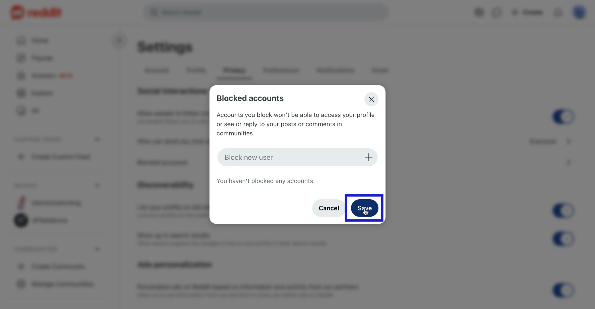 How to Unblock Users on Reddit? - Reddit Tutorials