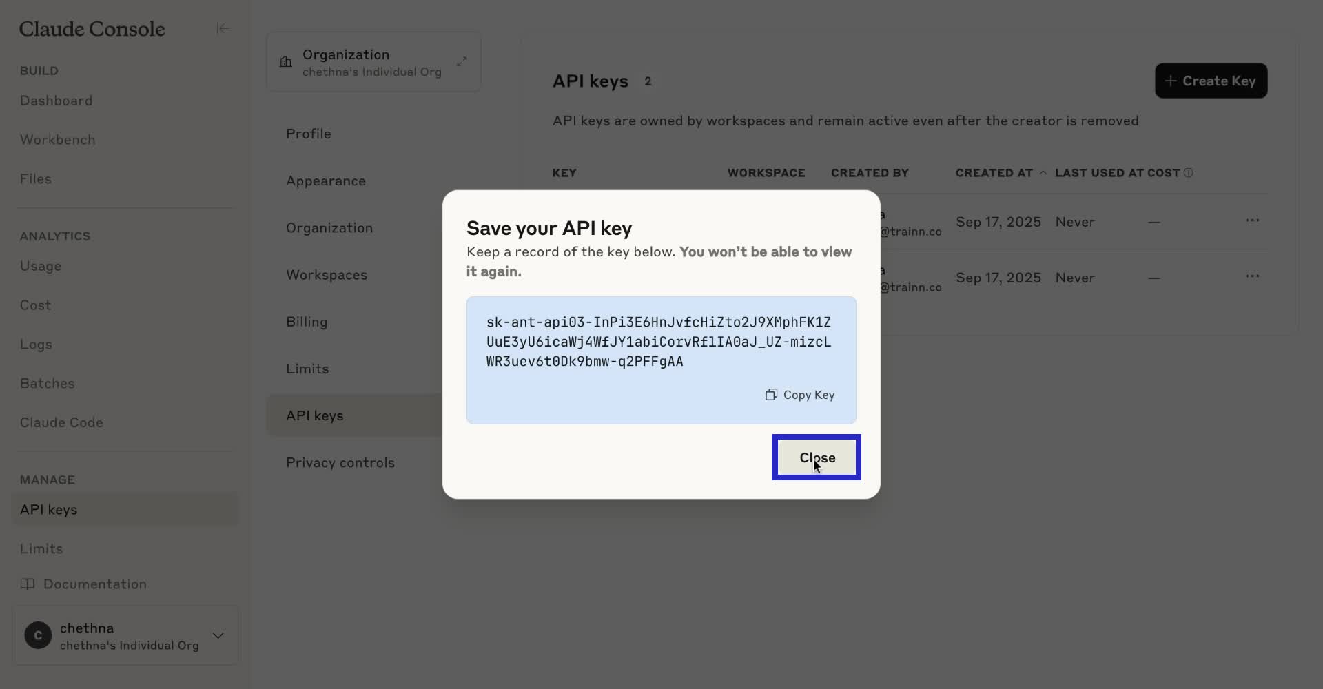 How to Generate an API Key in Claude? - Claude Tutorials