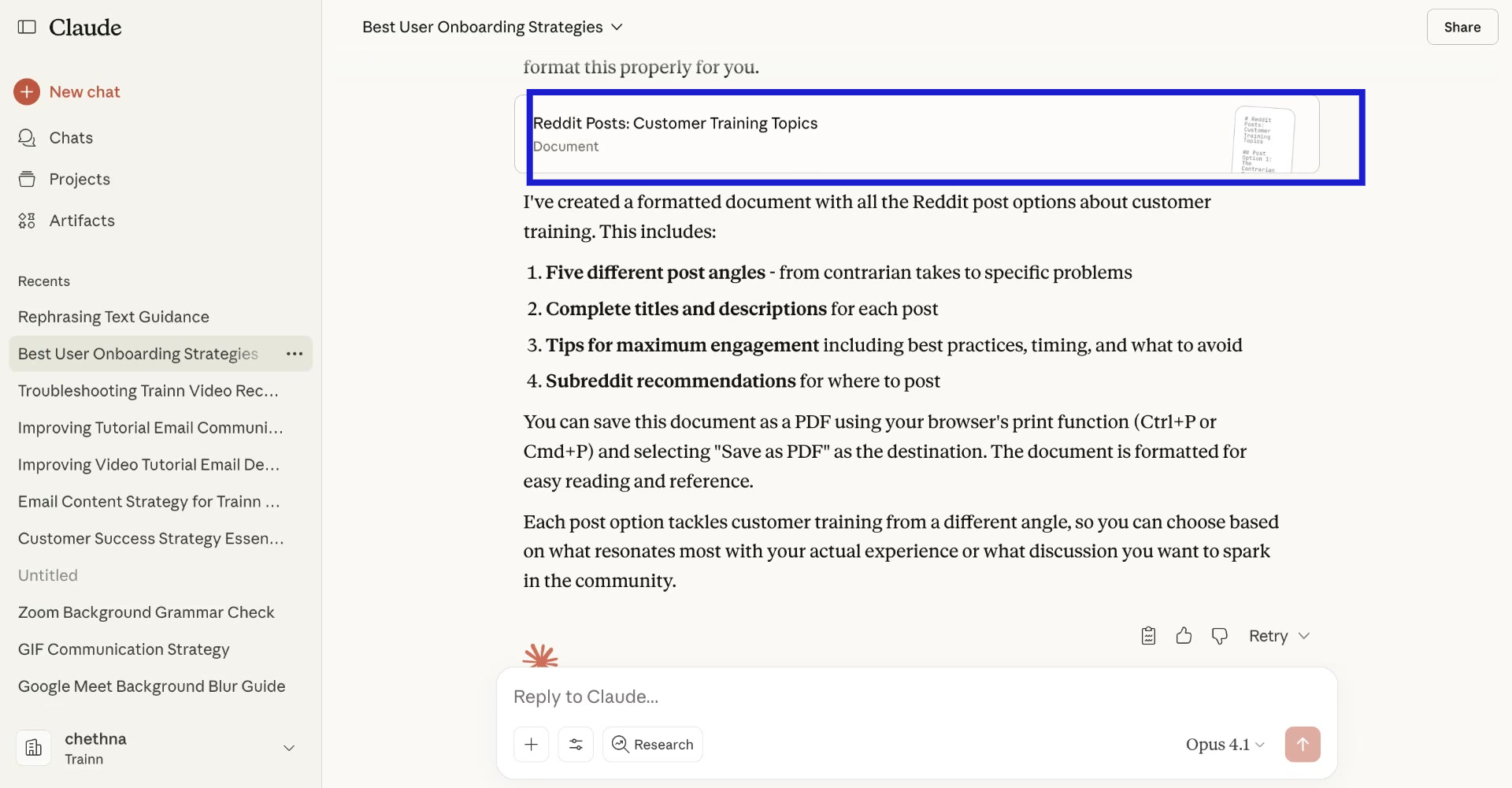 How to Export a Claude Chat as a PDF? - Claude Tutorials