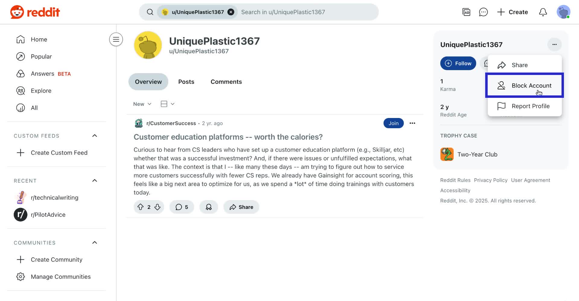 How to Block a User in Reddit? - Reddit Tutorials