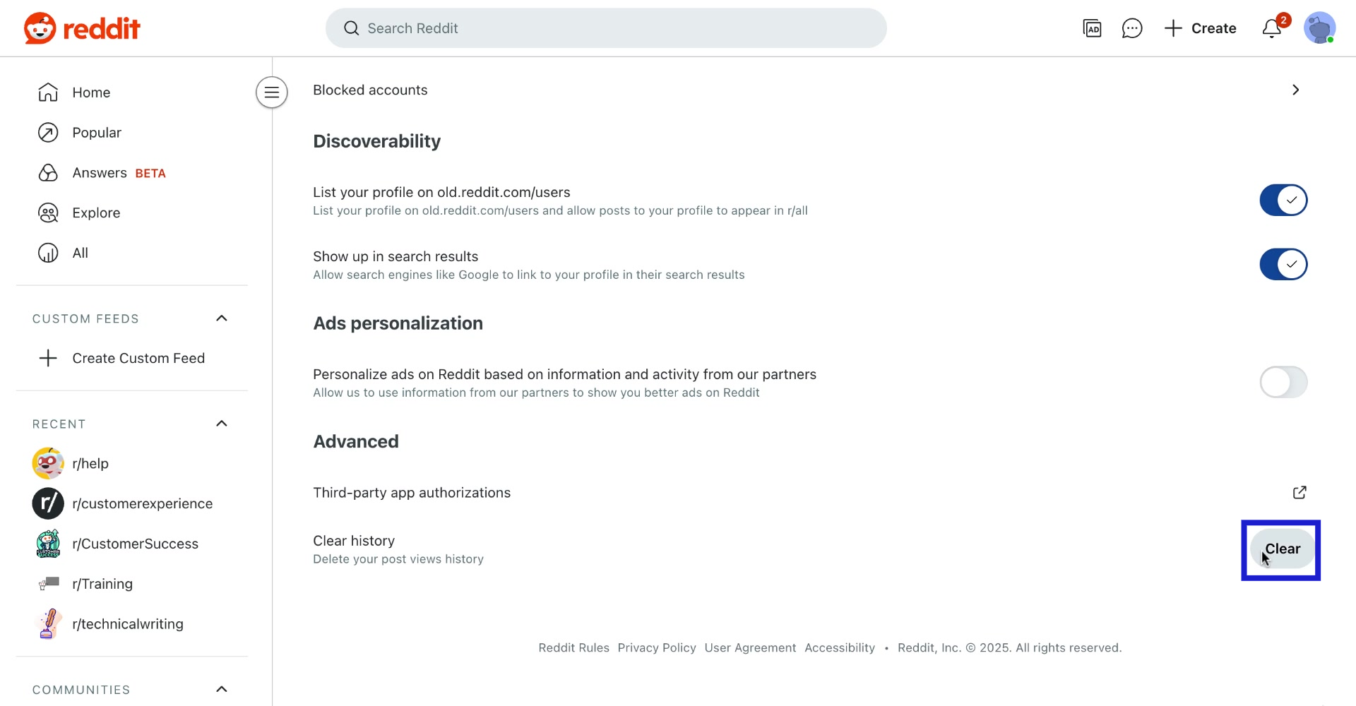 How to Clear your History in Reddit? - Reddit Tutorials