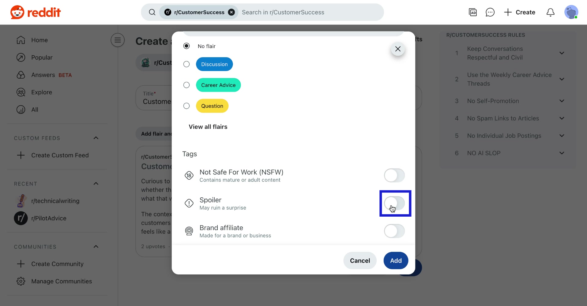 How to Add a Spoiler Tag to a Reddit Post? - Reddit Tutorialss
